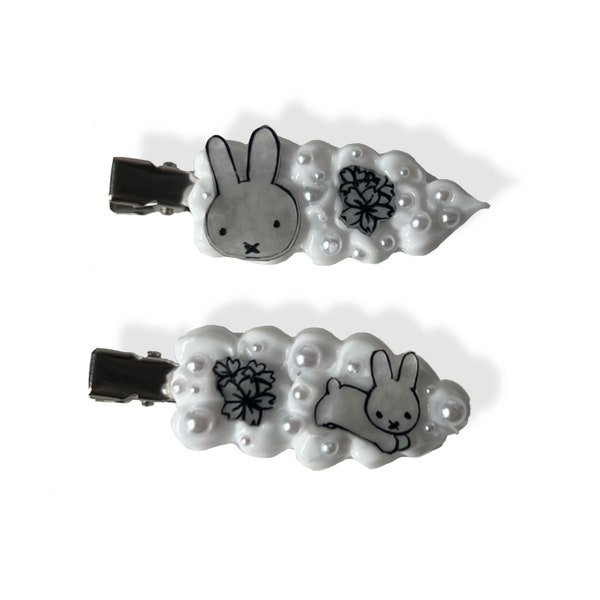 Miffy Hair Clip - Etsy