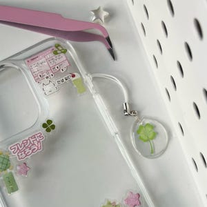 Pink + Green Manga Heisei Retro Sticker Deco Resin Juminocore Japanese ...