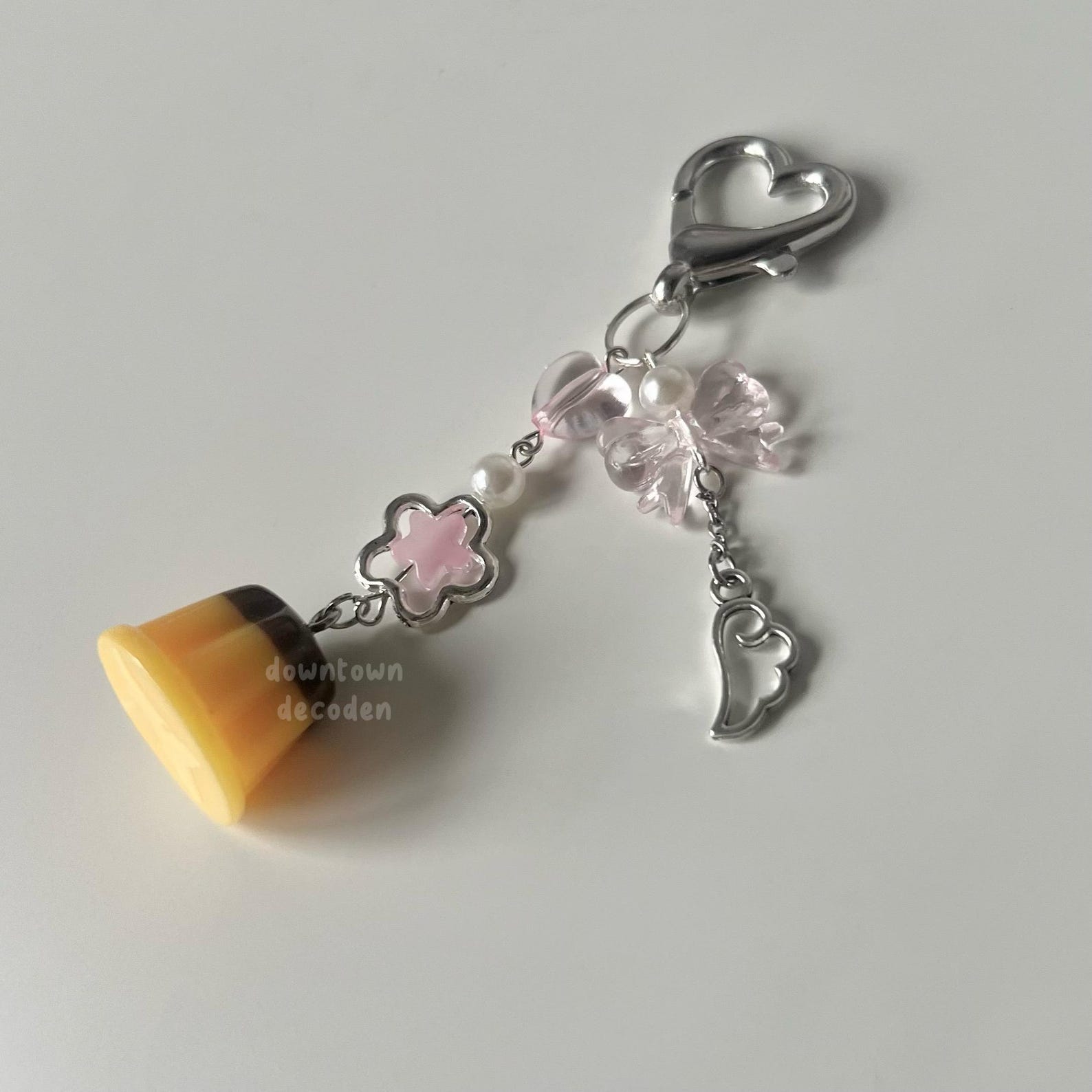 Sweet Pudding Angelic Heisei Retro Dtdeco Juminocore Keychain