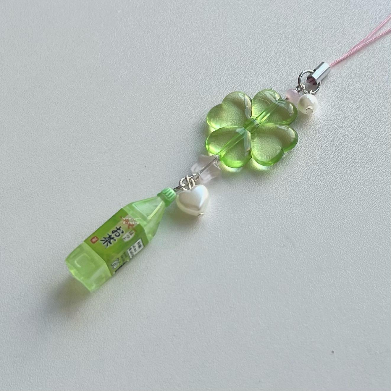 Green Tea + Clover Heisei Retro Dtdeco Juminocore Japanese Matcha Phone ...
