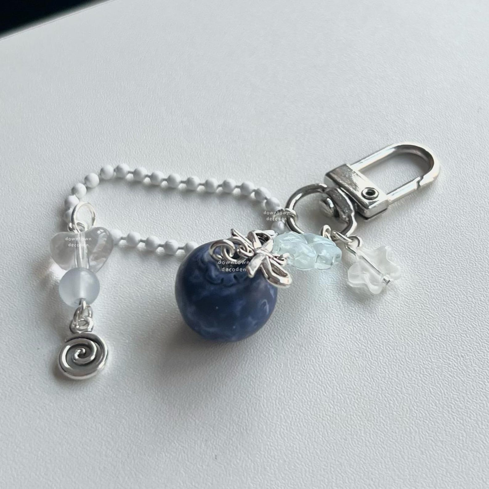 Blueberry Fruit Kawaii Heisei Retro Dtdeco Juminocore Handmade Keychain ...