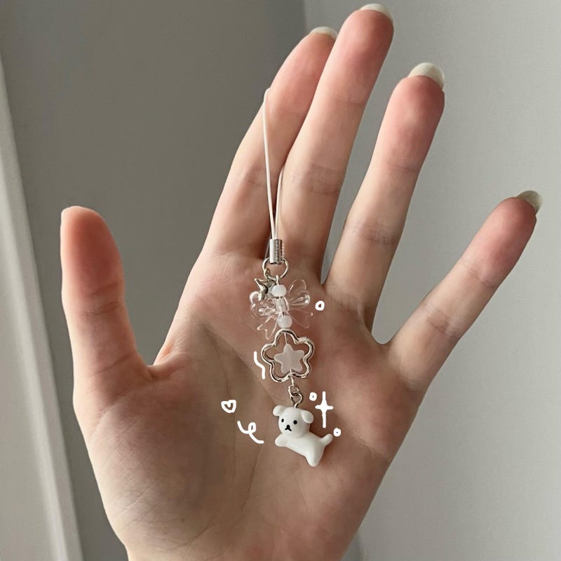Clear Trinket Bag Charm - Etsy