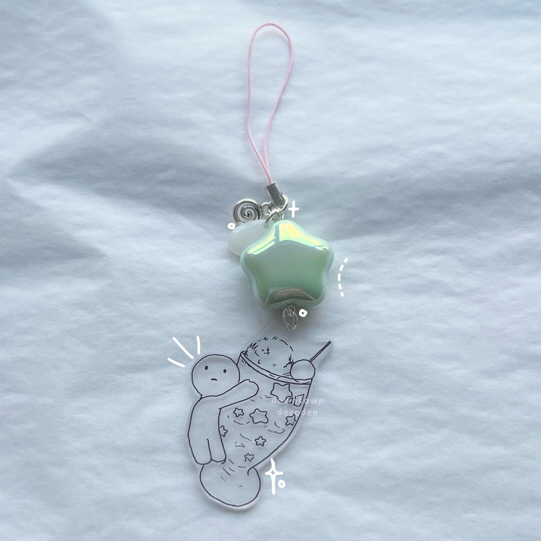 Smiski Cream Soda Heisei Retro Green Trinket Star + Spiral Juminocore ...