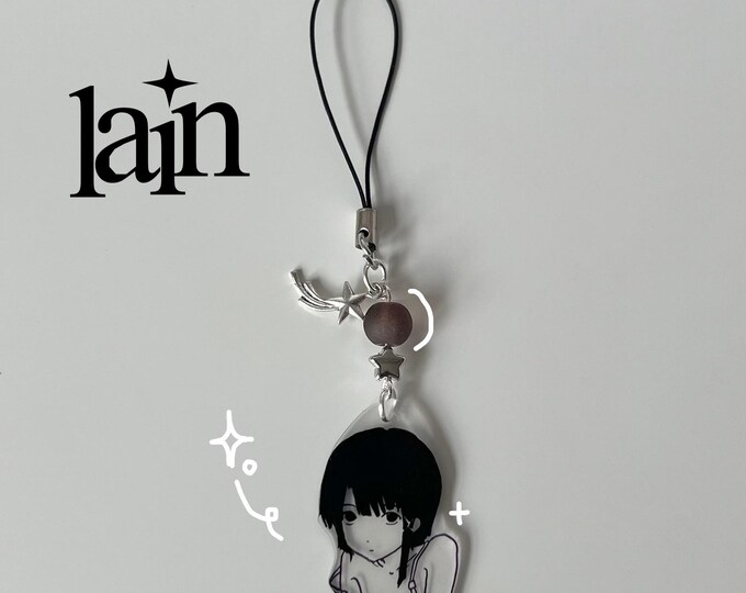 Serial Experiments Lain Iwakura Comet Keychain