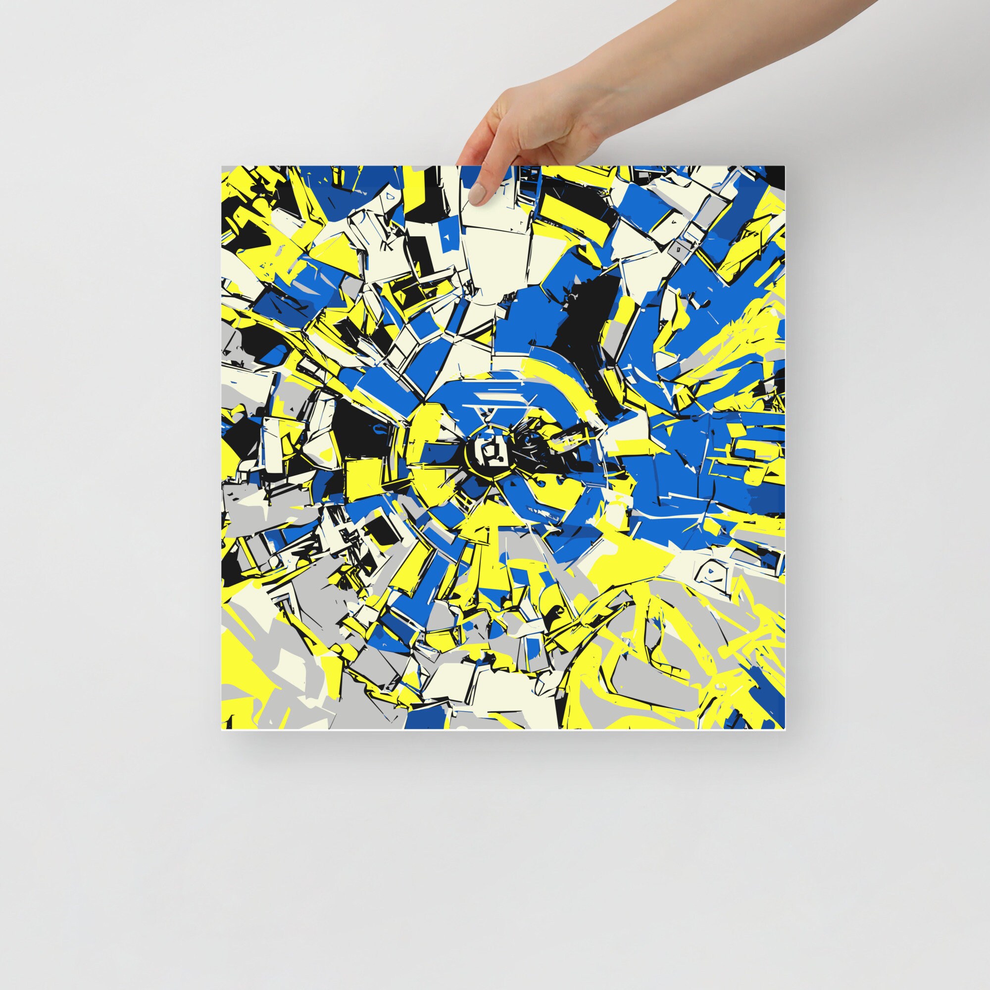 Lando Norris F1 Helmet Design Abstract Motorsports Art Print, Unique ...