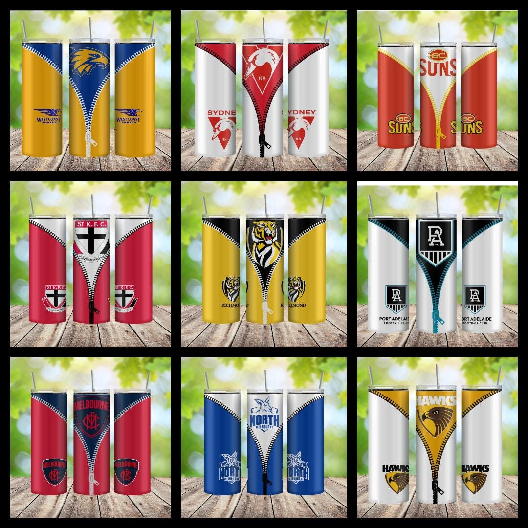 Zip Tumbler Bundle Png Footy X28 - Etsy Australia