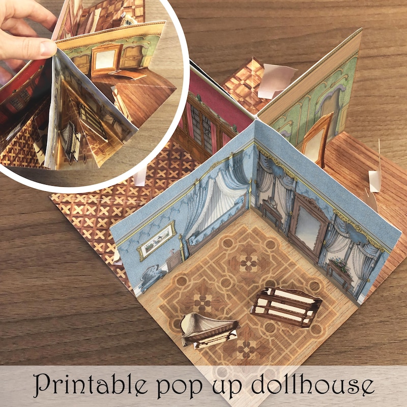 Pop up Book.template - Etsy UK