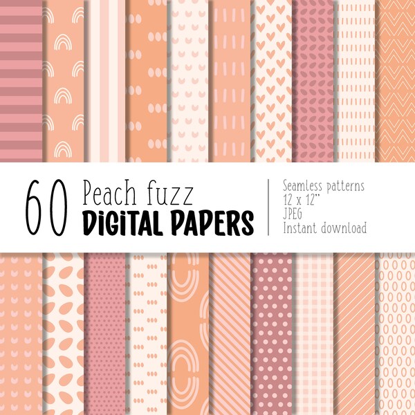 Peach Background - Etsy