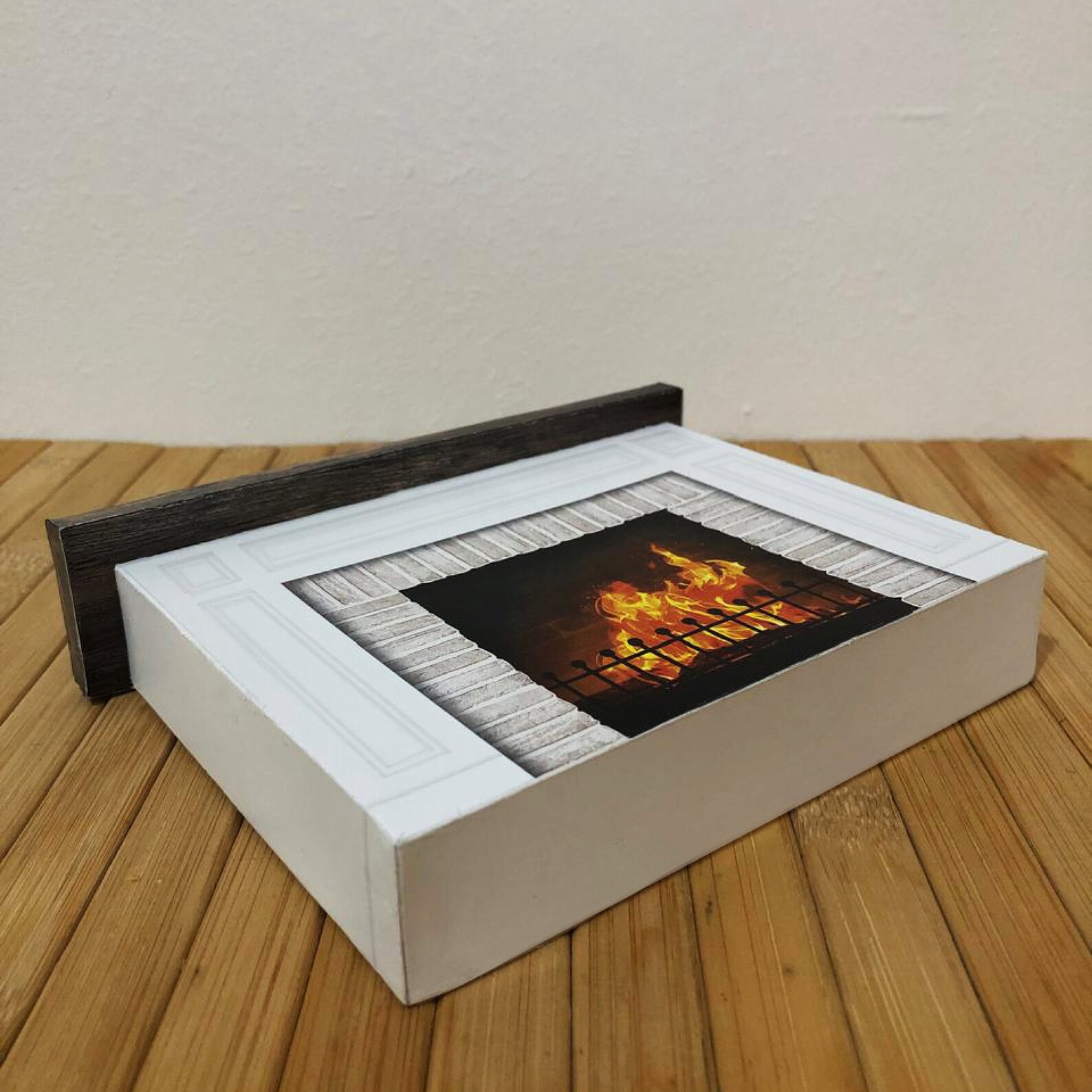 Printable White Fireplace at 1:12 Scale. Digital Download. for ...