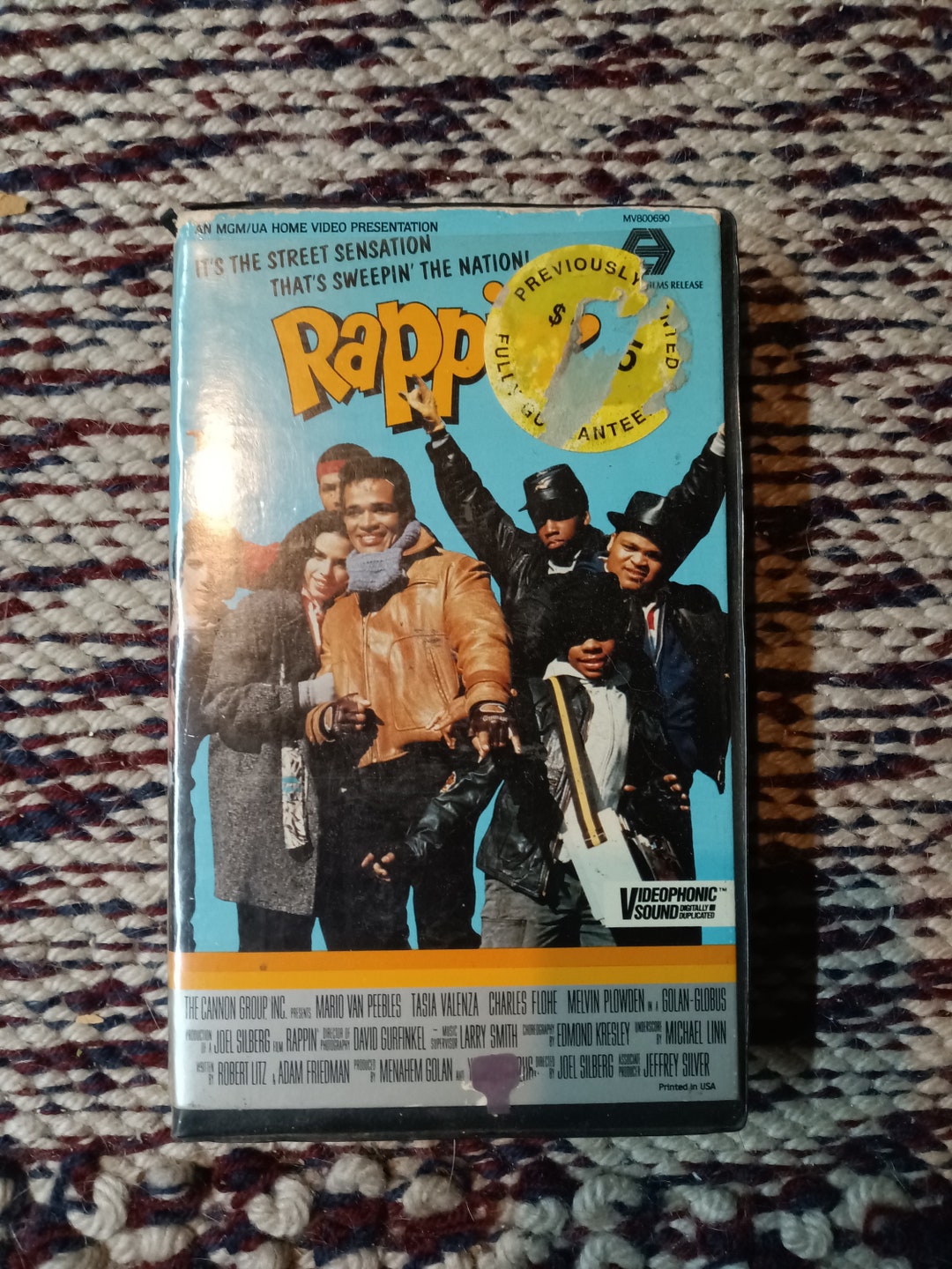 Rappin' VHS Early Hip-hop Film 1985 - Etsy
