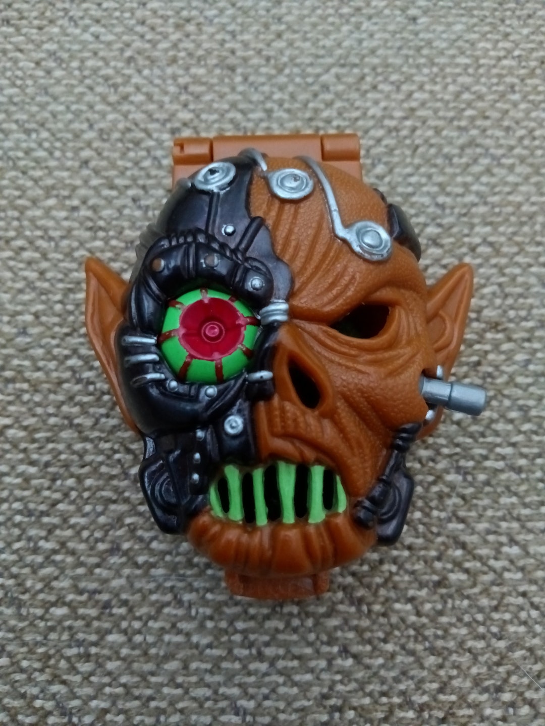 MIGHTY MAX Skull Warrior Horror Head 1992 COMPLETE - Etsy