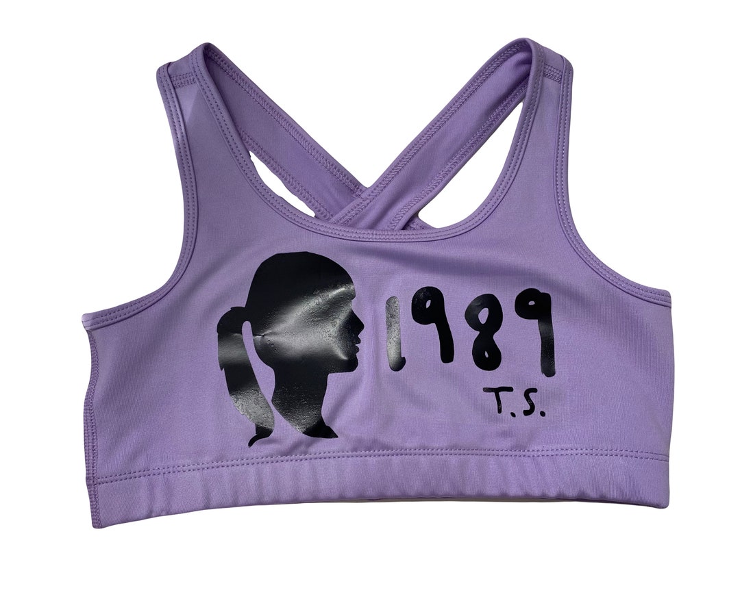 1989 Youth Sports Bra - Taylor Swift Silhouette - Etsy