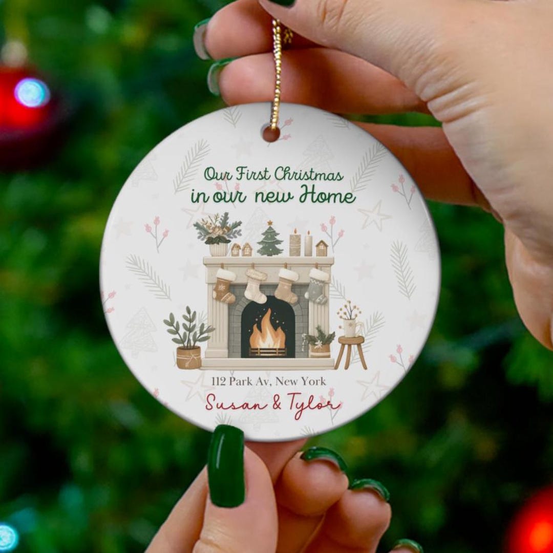 Custom First Home Ornament 2024, Our First Christmas in New Home ...