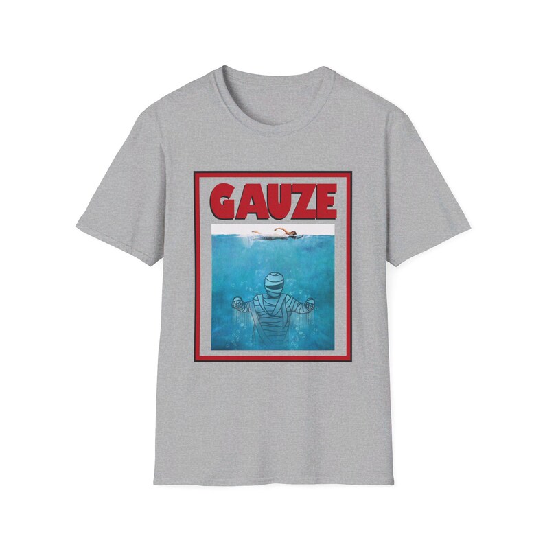 Jaws Inspired - Gauze Horror Parody T-shirt - Unisex Softstyle - Etsy