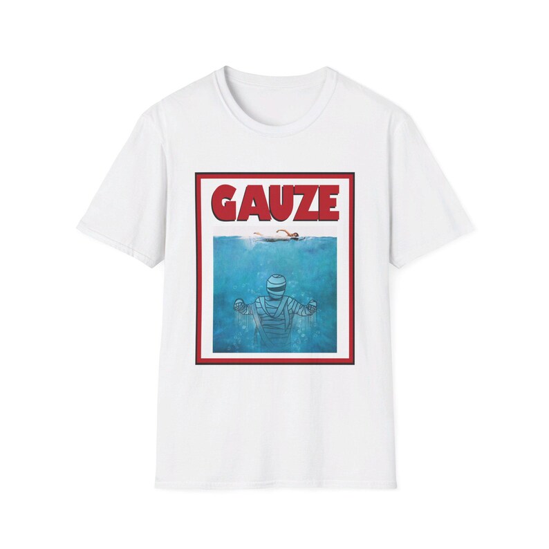 Jaws Inspired - Gauze Horror Parody T-shirt - Unisex Softstyle - Etsy