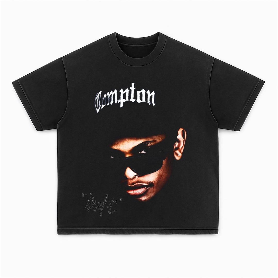 Eazy-e Vintage Hip Hop PNG: 16x20 Graphic for Black Shirts (digital ...