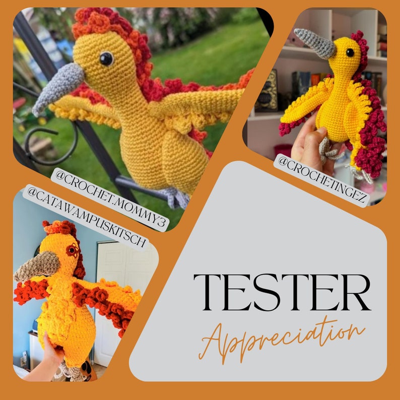 Legendary Fire Bird Crochet Pattern - Etsy
