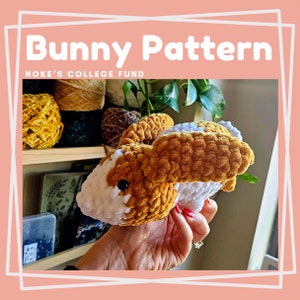 No-sew Bunny Crochet Pattern - Etsy