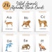 Wild Animal Alphabet Flash Cards, Montessori Materials, A-Z Cards ...