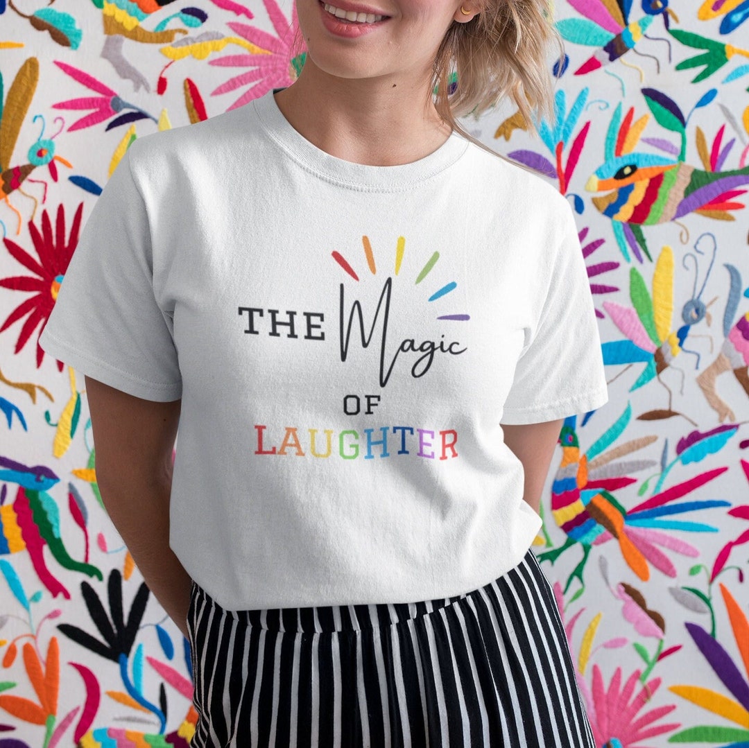 Comedian Shirt Pride Month Magic of Laughter Teacher Tee - Etsy