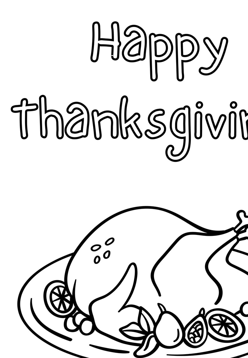 Thanksgiving and Autumn Themed Coloring Sheets | 9 Pages | Digital ...