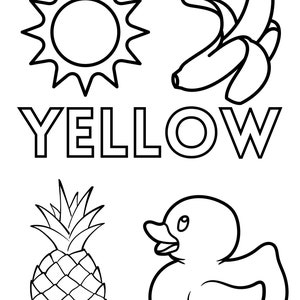 Learn Your Colors Worksheets | Digital Download | Preschool ...