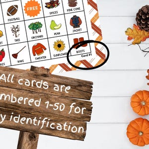 Fall BINGO Digital, Autumn Games for Kids, Fall Classroom Party Game ...