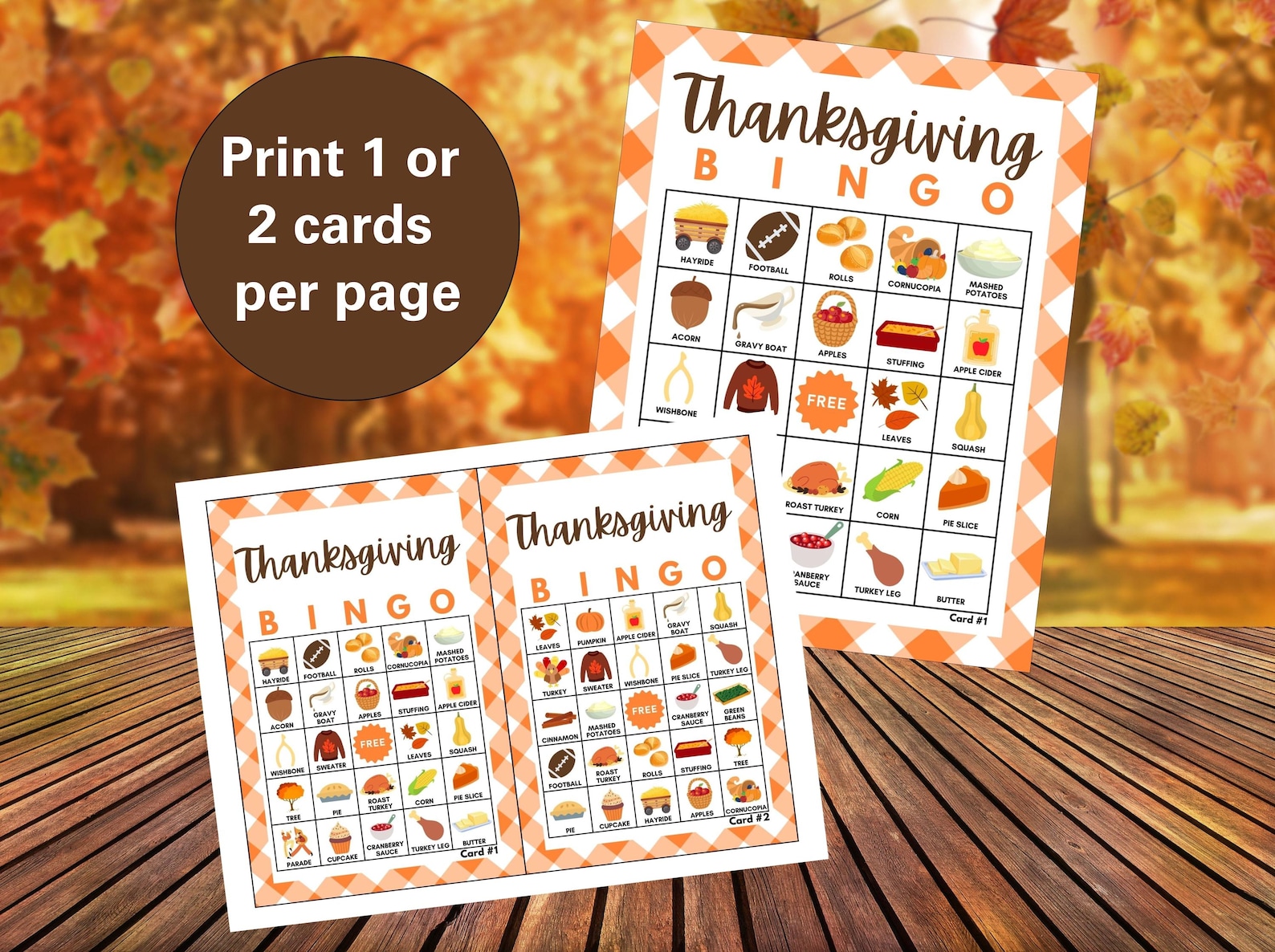 Thanksgiving Bingo, Printable Thanksgiving Bingo Cards, Thanksgiving ...