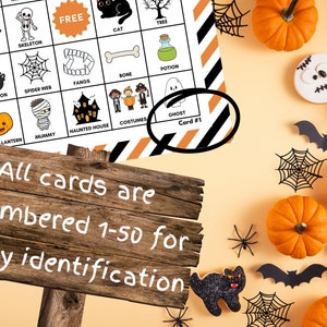 Halloween BINGO Digital Download, Halloween Games for Kids, Halloween ...