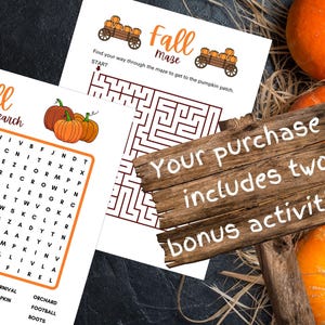 Fall BINGO Digital, Autumn Games for Kids, Fall Classroom Party Game ...