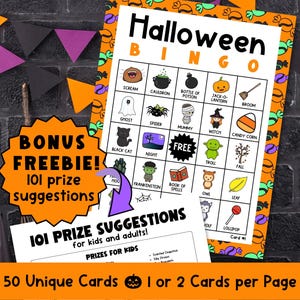 Halloween BINGO Digital, Halloween Classroom Party Game, Halloween ...