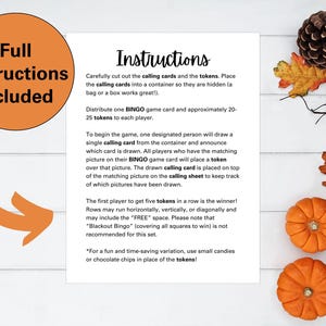Fall BINGO Digital, Autumn Games for Kids, Fall Classroom Party Game ...