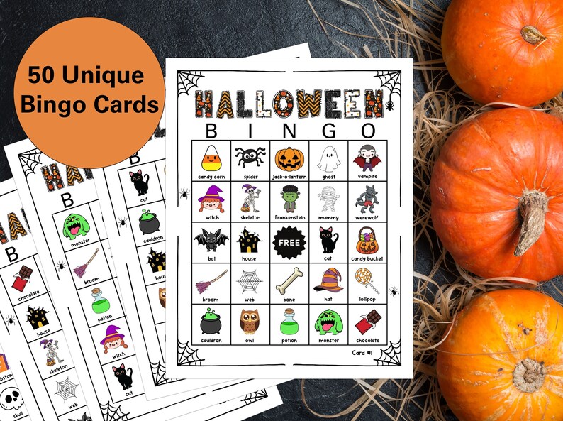 Halloween BINGO Digital, Halloween Games for Kids, Halloween Classroom ...