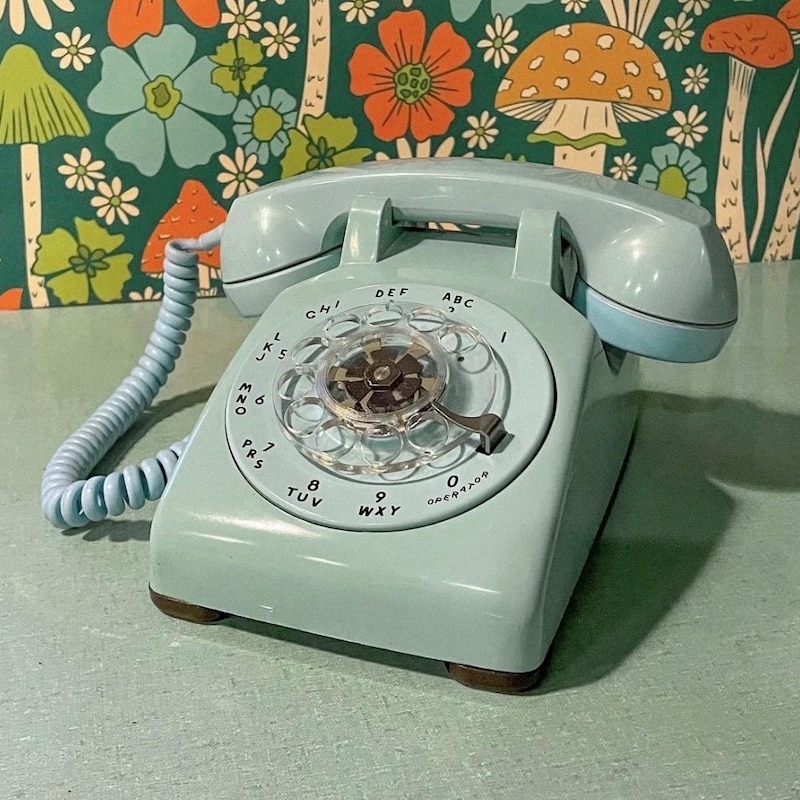 Vintage Prop Rotary Phone - Etsy