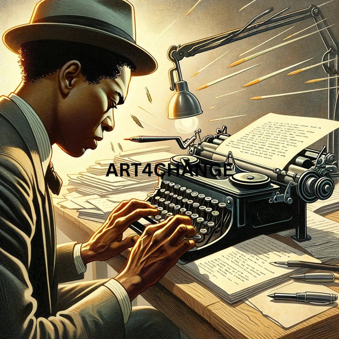 Langstonhughes, Typewriterart, Harlemrenaissance, Poetryinspiration ...