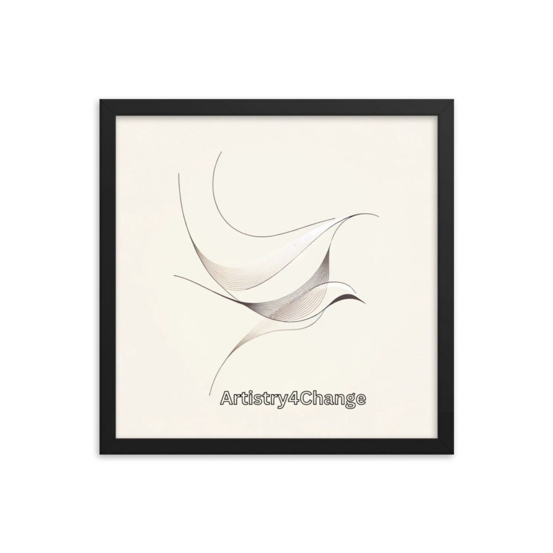 Minimalist Bird Art, Sleek Aesthetic Decor, Clean Line Design, Elegant ...