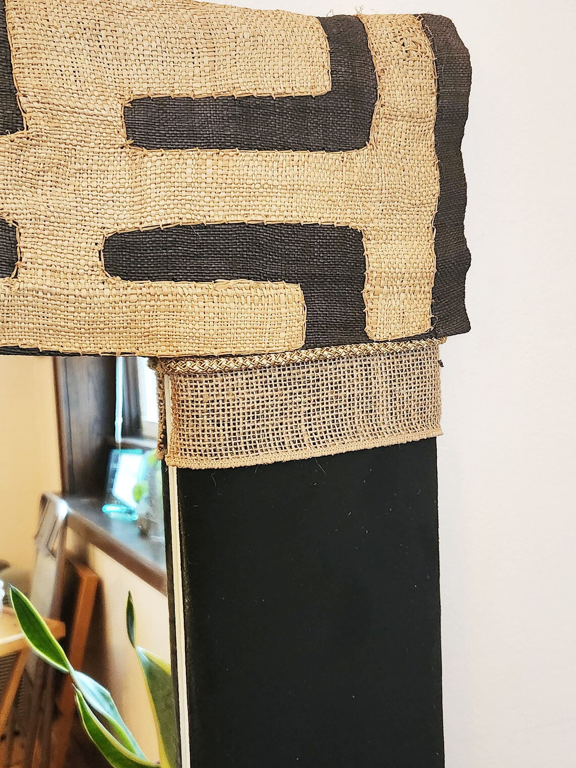 African Kuba Cloth Mirror - Etsy