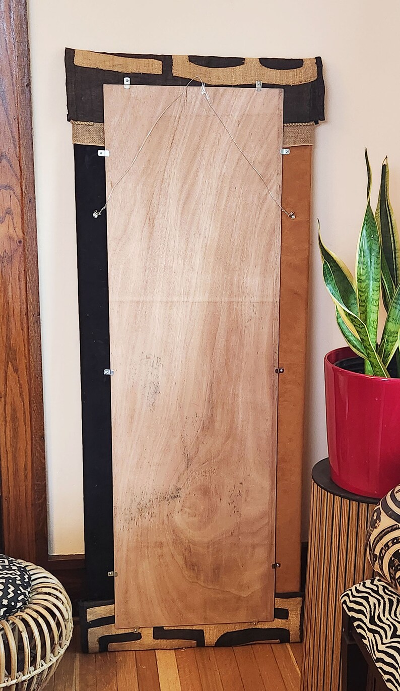 African Kuba Cloth Mirror - Etsy