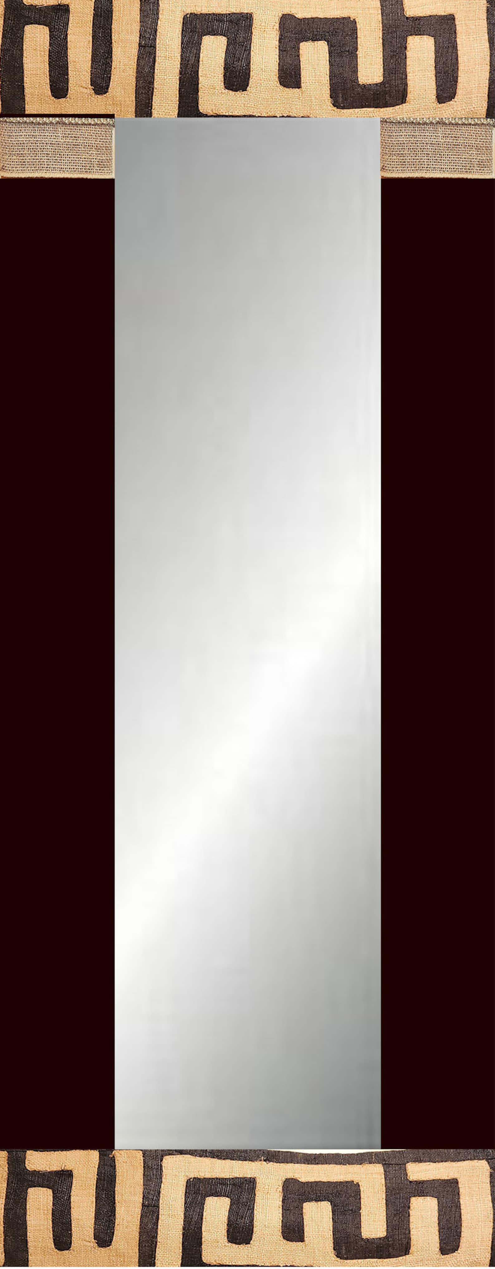 African Kuba Cloth Mirror - Etsy