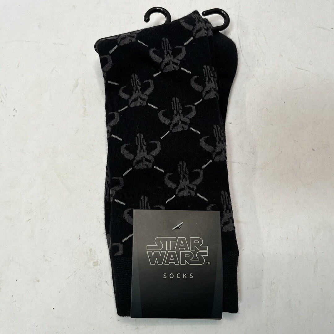 Cufflinks Inc. Star Wars Mandalorian Black Socks - Etsy