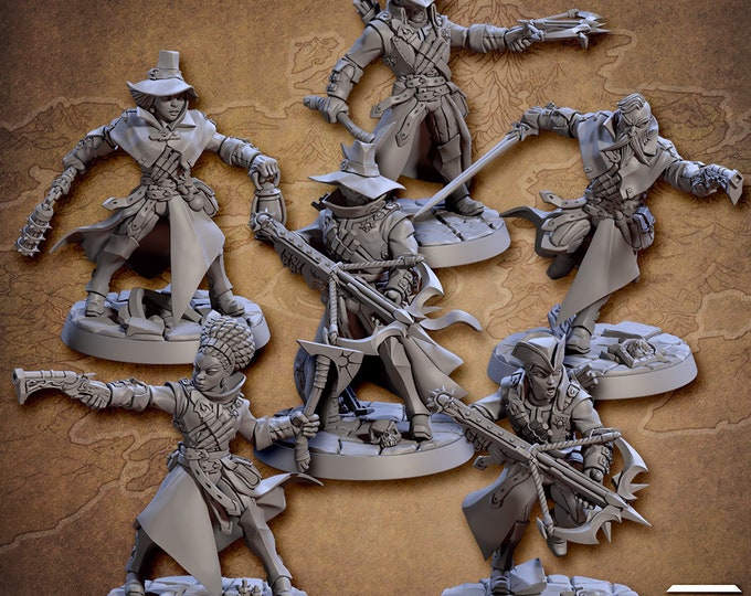 Requiem Demon Hunters 28mm 32mm Miniatures for Tabletop Gaming dnd, D&D ...
