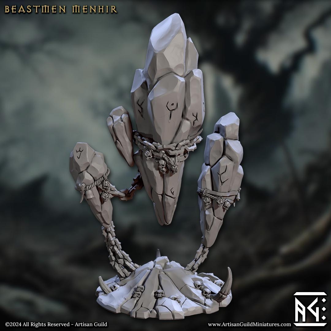 Beastmen Menhir | Dnd Terrain Scatter Prop | Rise of the Beastmen Set ...