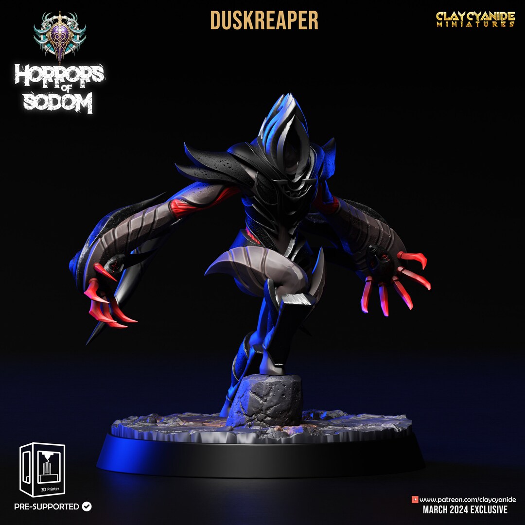 Bane of Eclipse Dnd Minifigures Horrors of Sodom Set 3D Resin Printed ...