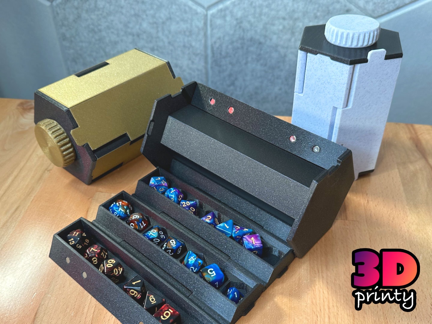 3D Printed Dice Tower and Tray Combo Perfect Tabletop Gaming Gear by 3d ...