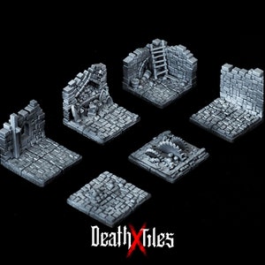 3D Printed Modular Dungeon Terrain Tile Set for Your Tabletop Dungeon ...