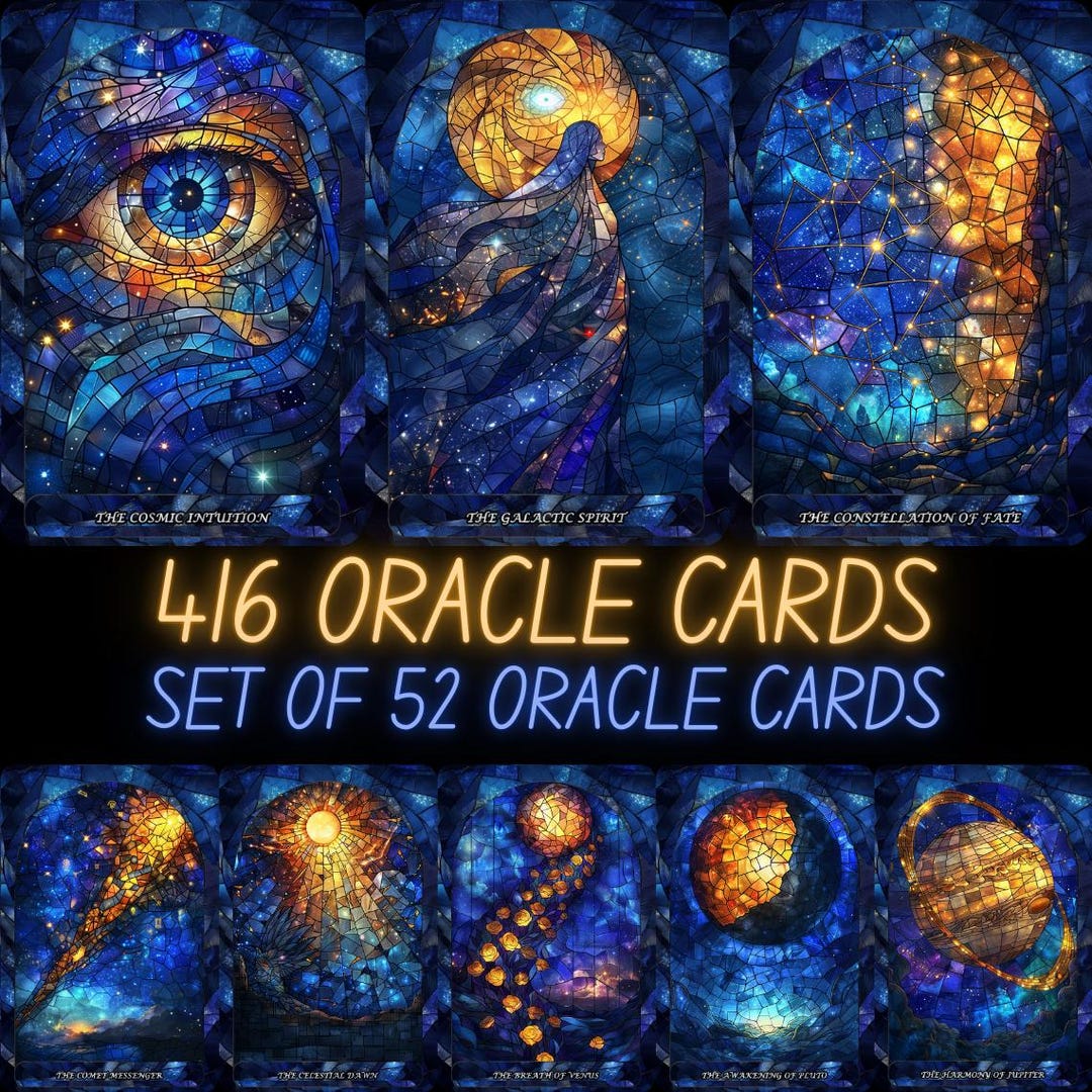 Celestial Oracle Deck 416 Digital Cards (instant Download ...