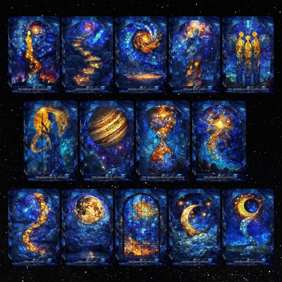 Celestial Oracle Deck 416 Digital Cards (instant Download ...