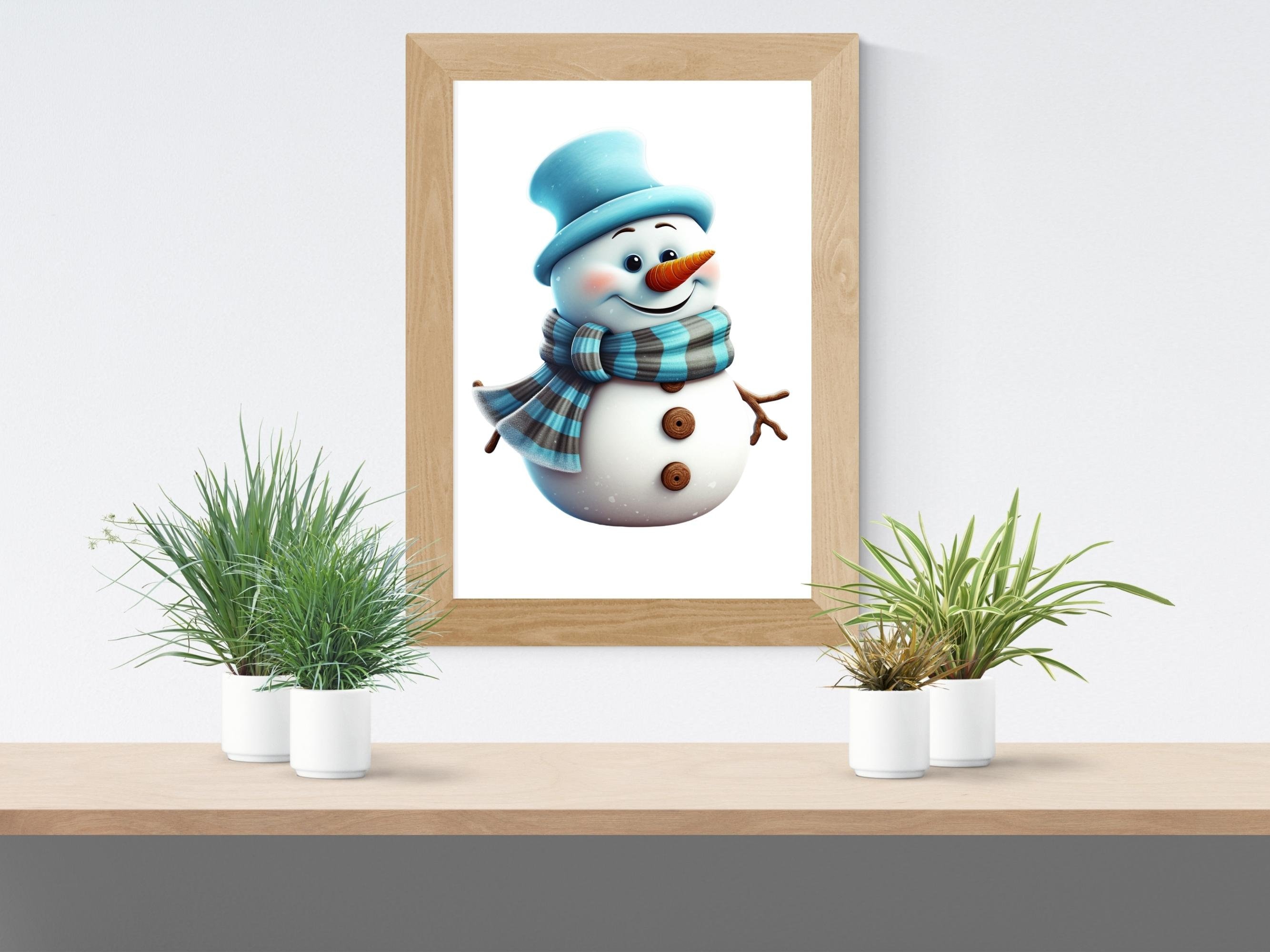 Christmas Clipart Image Bundle | Santa, Wreath, Tree, Snowman ...