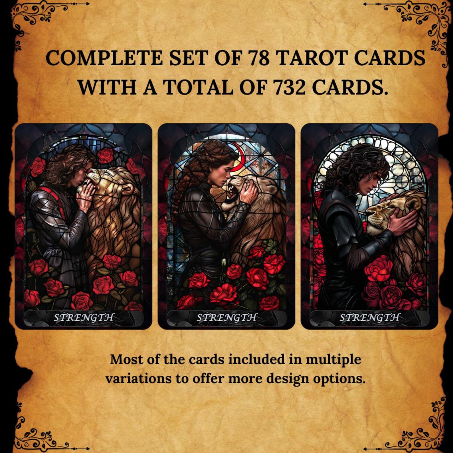 Crimson Watercolor Tarot Deck: Major & Minor Arcana (PNG, PDF Digital Download) - Etsy