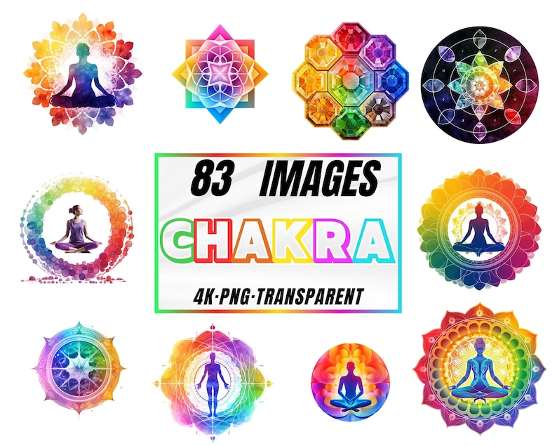 83 Chakra Images Bundle | High Quality Chakra Mandala PNG Enlightenment ...